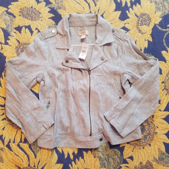 LOFT | Jackets & Coats | Nwt Loft Linen Blend Jacket | Poshmark